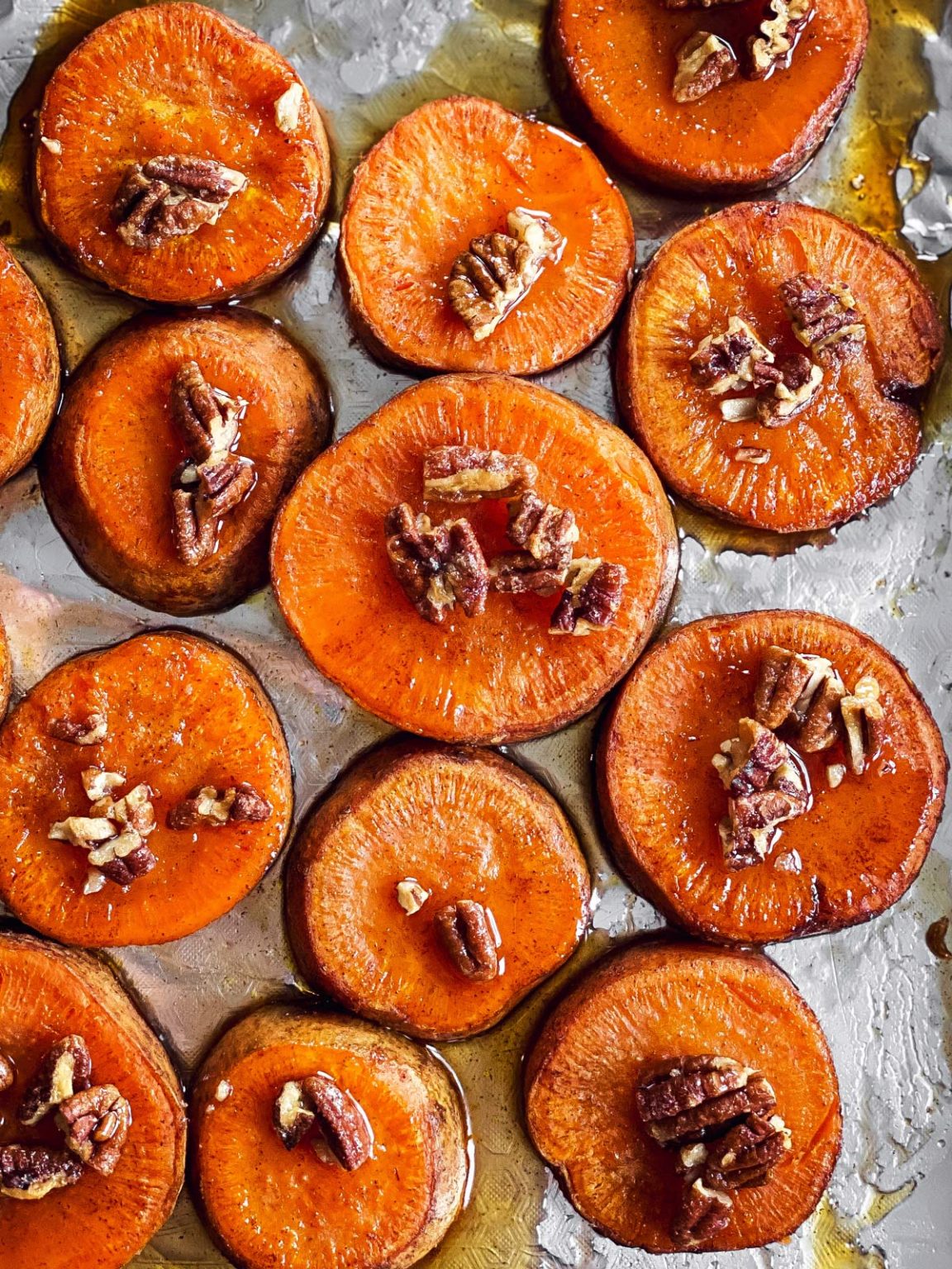 Candied Baked Sweet Potato Slices Recipe - Unfussy Kitchen